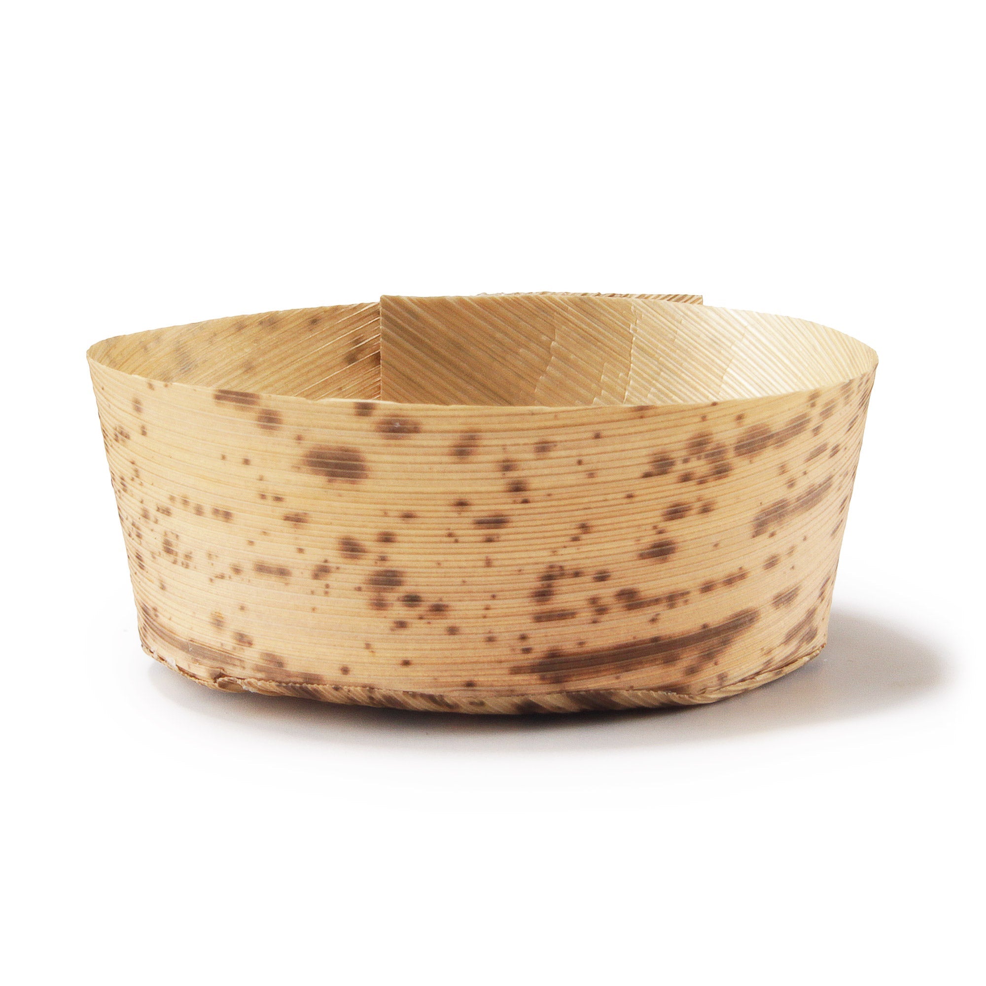 Bamboo Leaf Round Tub - 100/300/1000 Pcs - Disposable Dinnerware