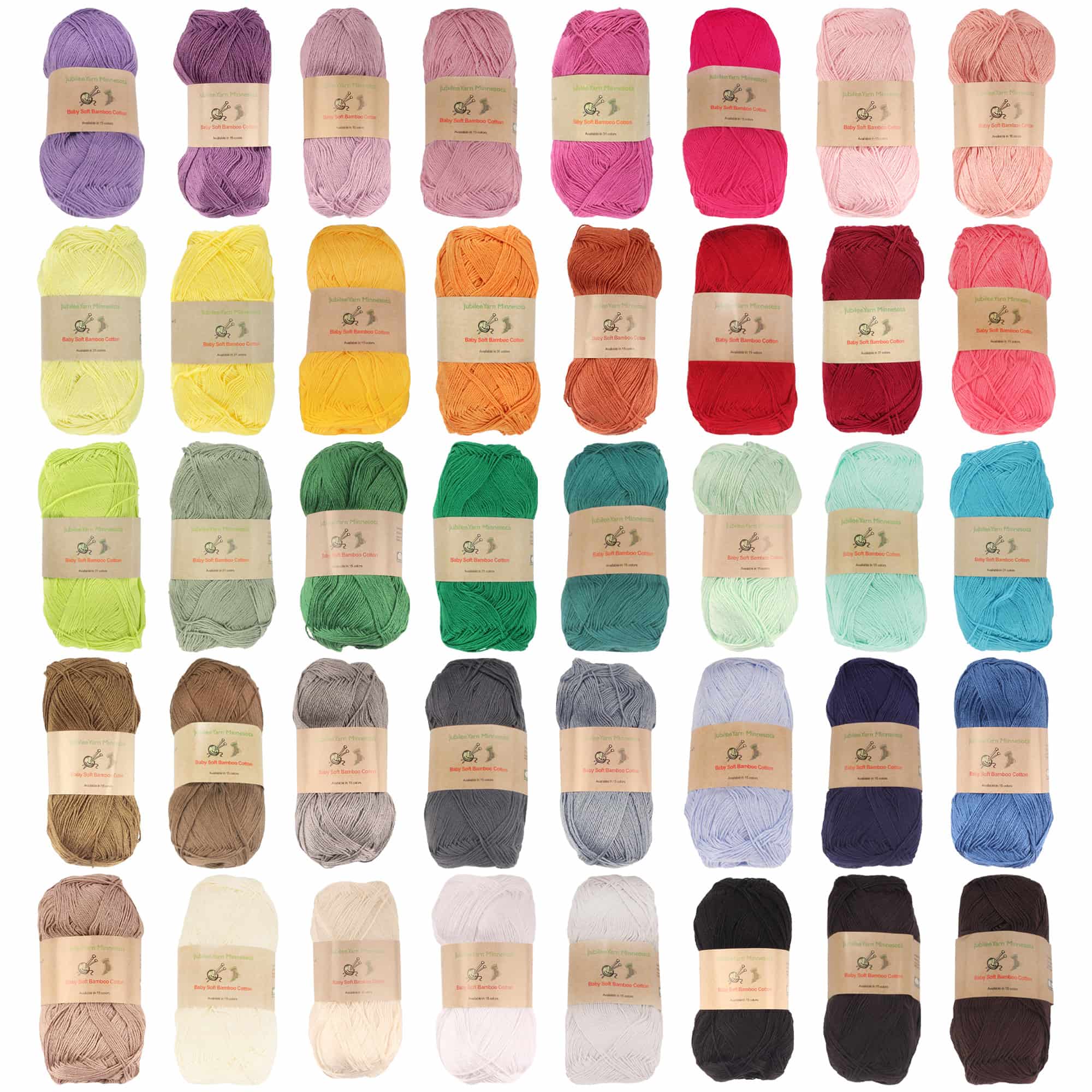 JubileeYarn Baby Soft Bamboo Cotton Yarn